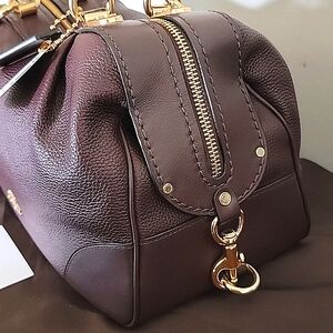 Coach | Bags | Coach Oxblood Leather Lane Satchel New | Poshmark